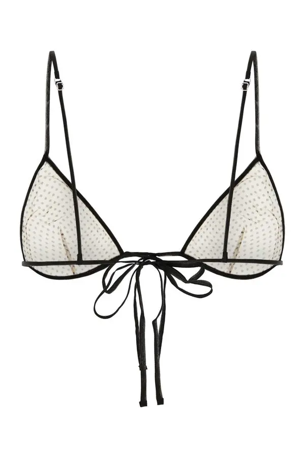 Prada Printed Chiffon Bra - Multicolor