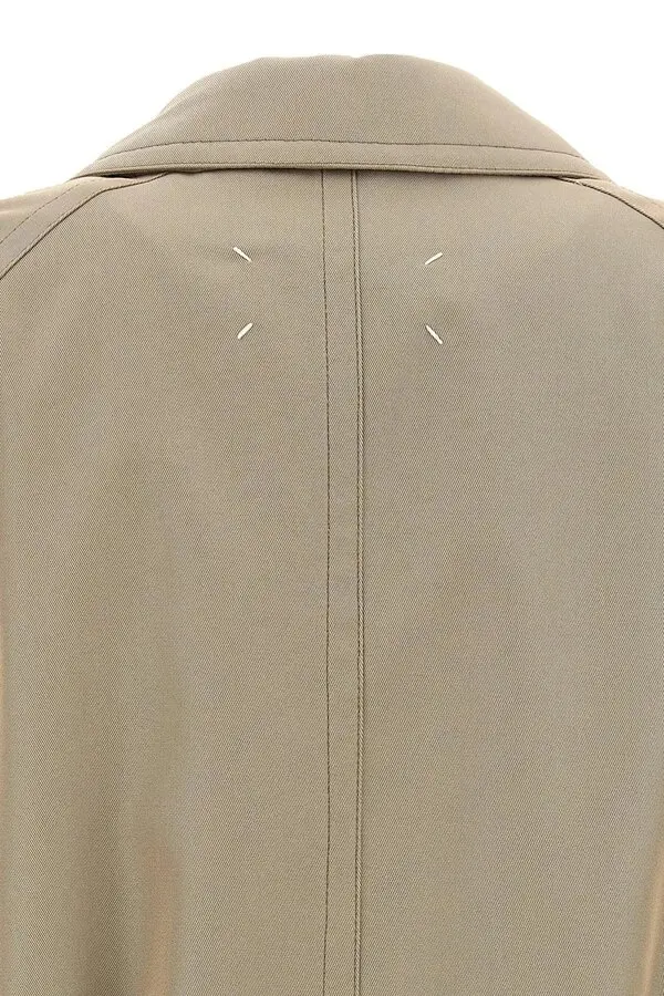 MAISON MARGIELA Long Single-breasted Trench Coat