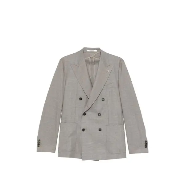 Tagliatore Grey Jackets Blazers