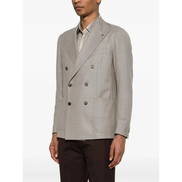 Tagliatore Grey Jackets Blazers