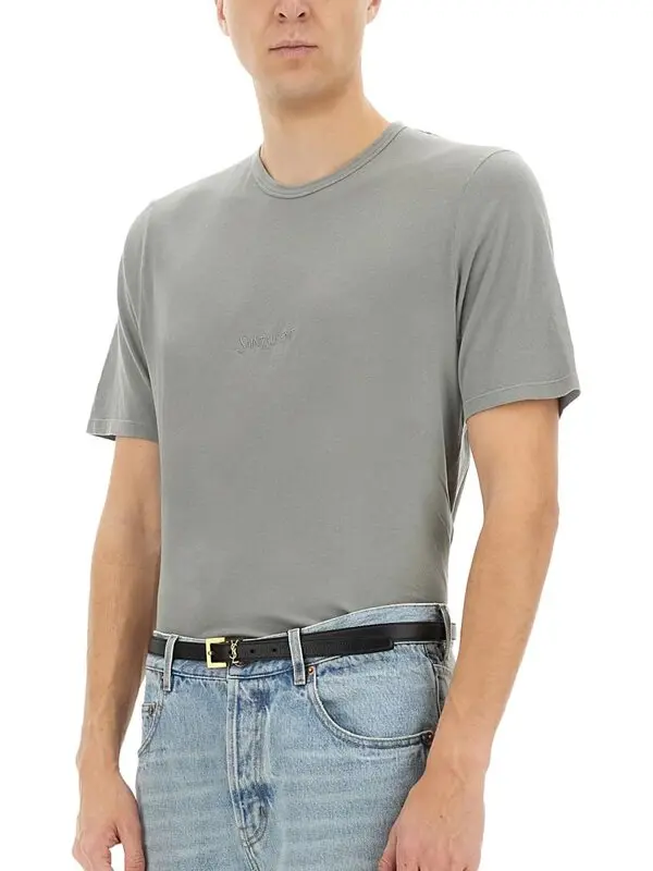 Saint Laurent T-shirt Con Logo