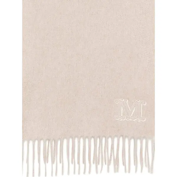 Max Mara Neutrals Scarves - Cream
