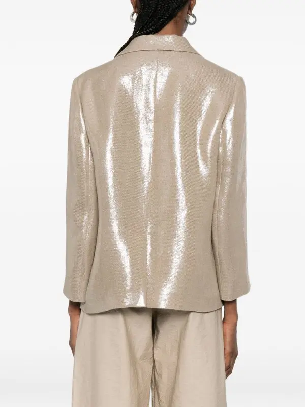 Brunello Cucinelli Linen Double-breasted Jacket