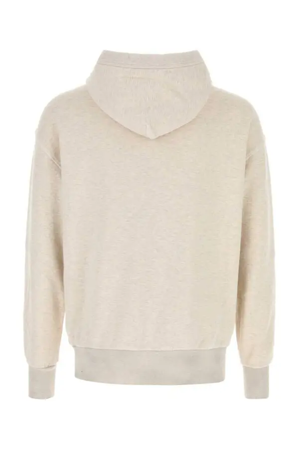 Prada Melange Sand Cotton Sweatshirt