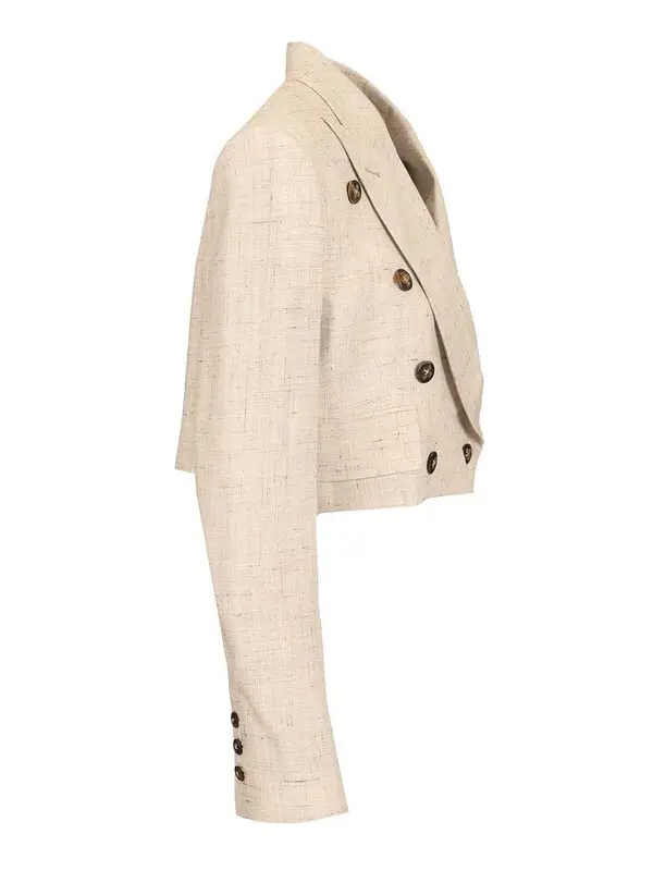 VIVIENNE WESTWOOD Double-breasted Blazer - Cream