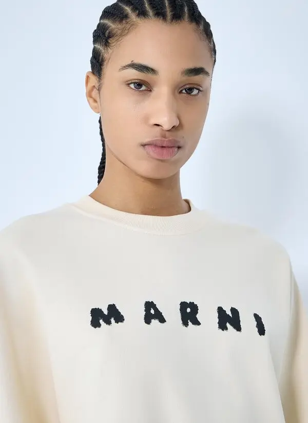 Marni Logo Print Sweatshirt