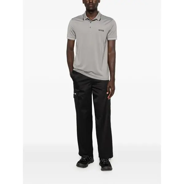 BOSS Grey Polo Shirts