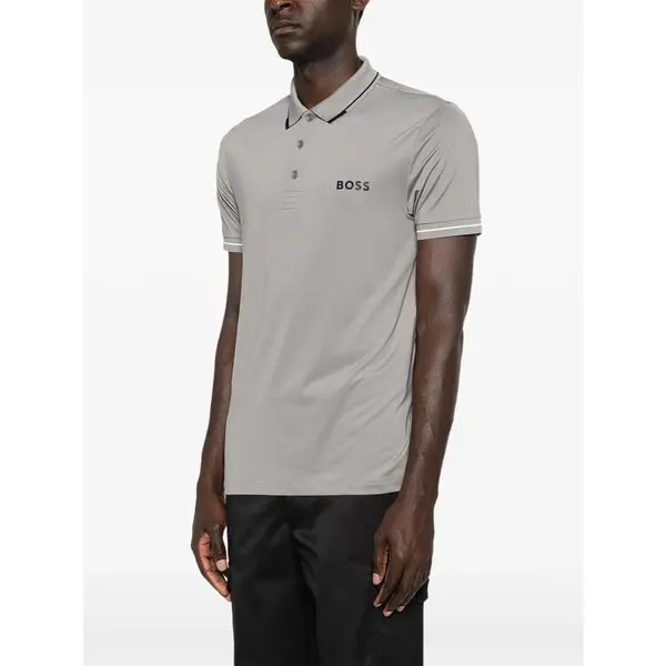 BOSS Grey Polo Shirts