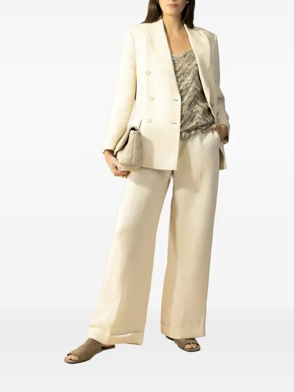 Brunello Cucinelli Linen Double-breasted Jacket