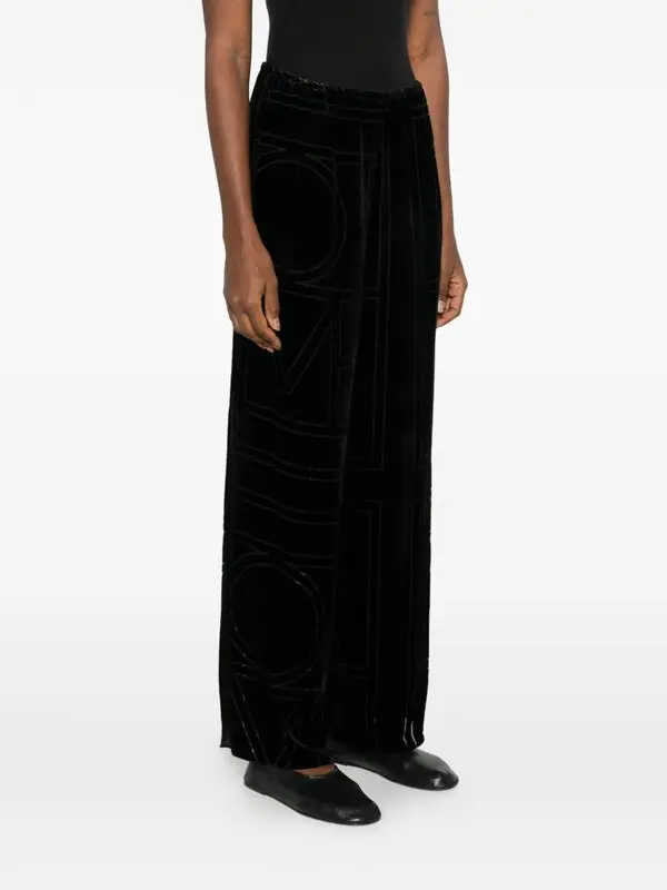TOTEME Monogram Pajama Trousers