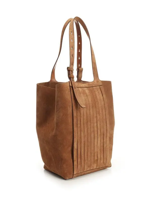 GOLDEN GOOSE Suede Shoulder Bag - Brown