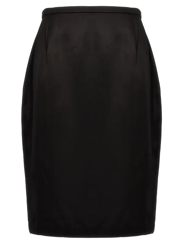 Saint Laurent Satin Skirt
