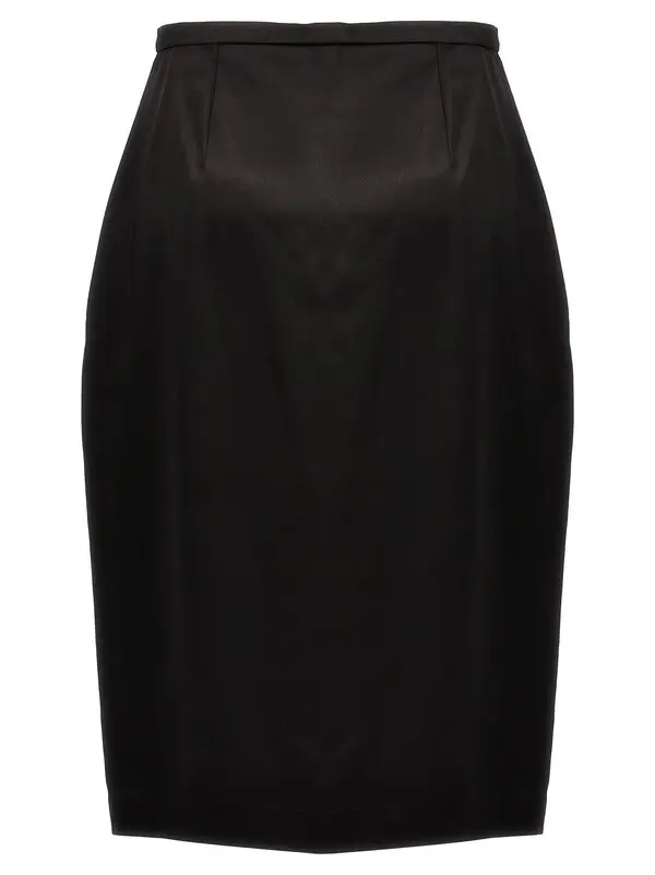 Saint Laurent Satin Skirt