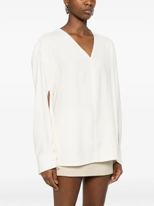 TOTEME V-necked Blouse