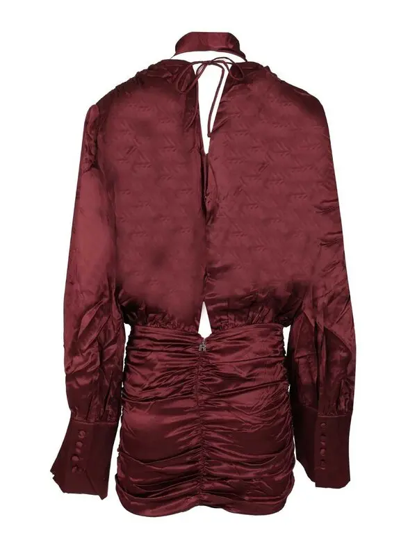ROTATE BY BIRGER CHRISTENSEN Silk Dress