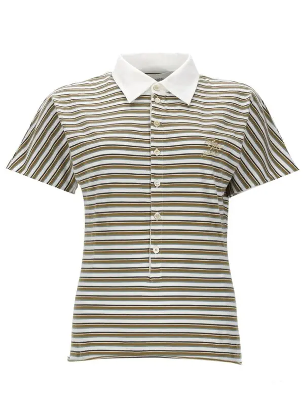 GOLDEN GOOSE Polo A Righe