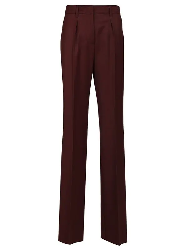 Max Mara Wool Gabardine Trousers