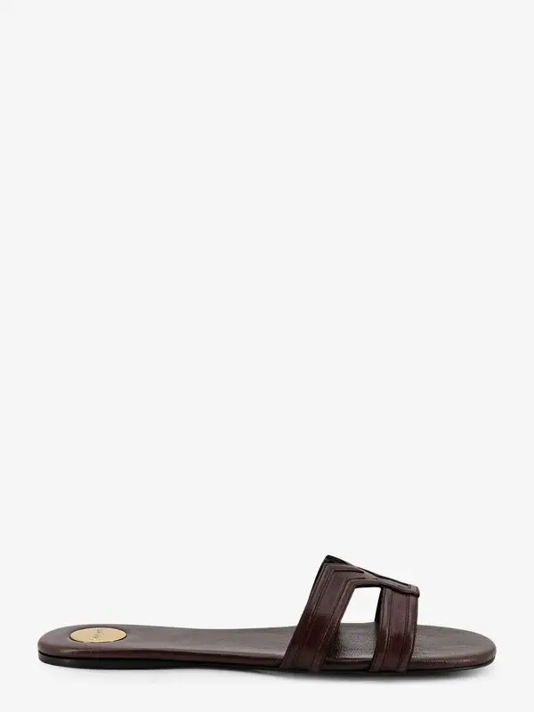 Saint Laurent Mabrouka Leather Sandals - Multicolor