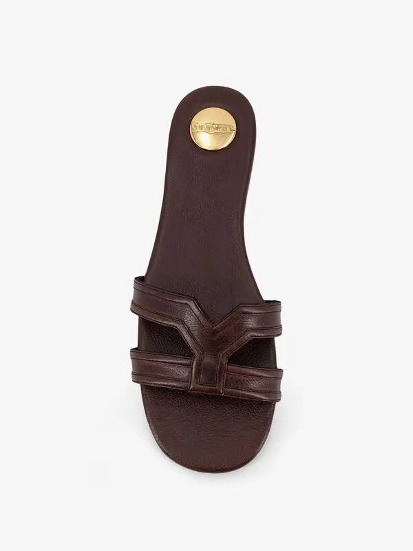 Saint Laurent Leather Sandals - Multicolor
