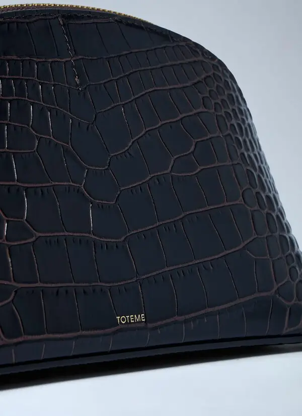 TOTEME Croc-embossed Day Pouch