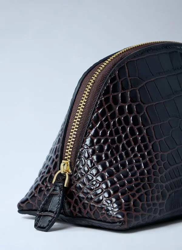 TOTEME Croc-embossed Day Pouch