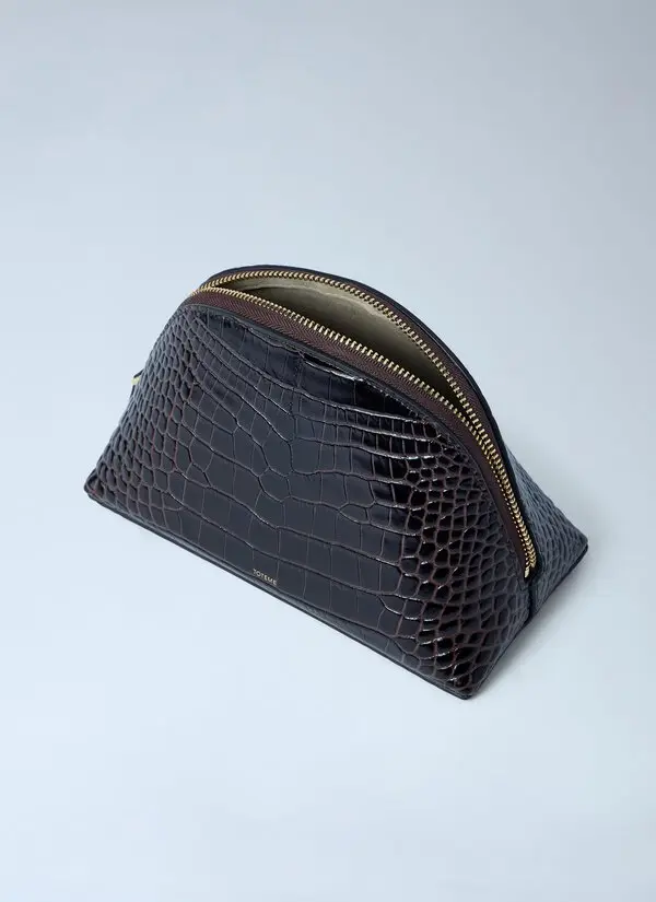 TOTEME Croc-embossed Day Pouch
