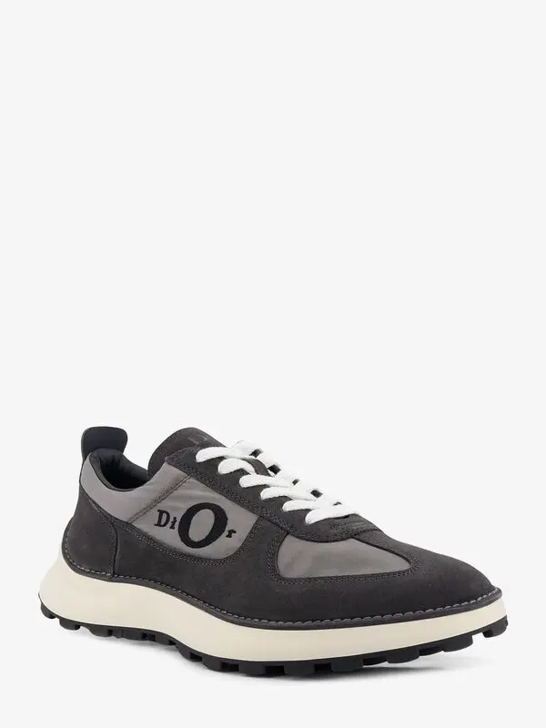Dior Squash Technical Fabric And Suede Sneakers