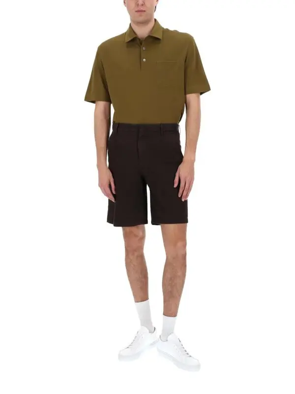 Zegna Shorts In Cotone