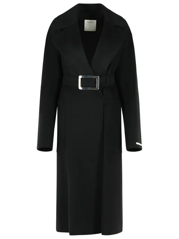 Sportmax Cose' Robe Coat In Pure Virgin Wool
