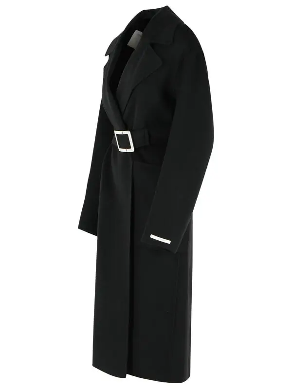 Sportmax Cose' Robe Coat In Pure Virgin Wool