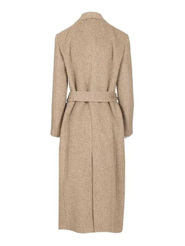 GOLDEN GOOSE Journey Collection Double-breasted Coat - Cream