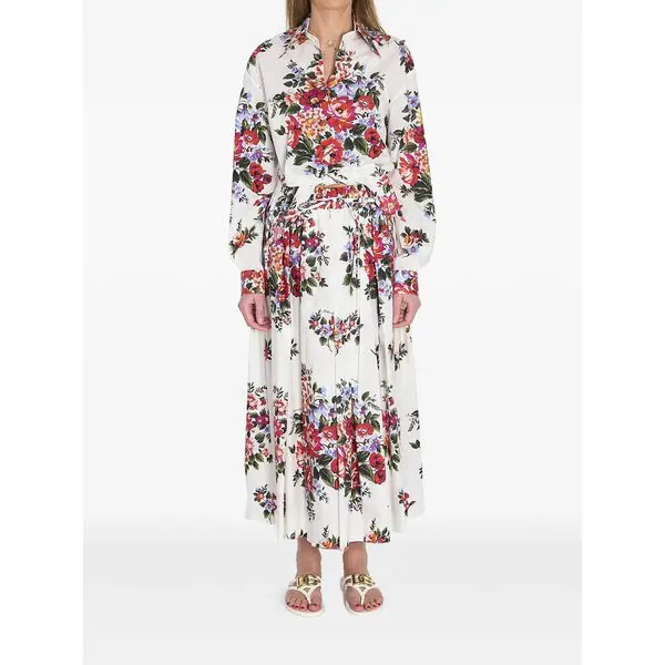 Dolce & Gabbana Floral Print Cotton Shirt