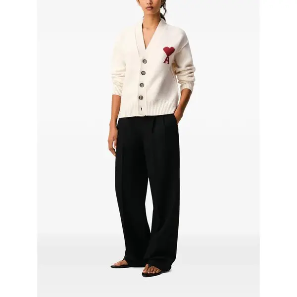 AMI Paris Wool De Coeur Cardigan