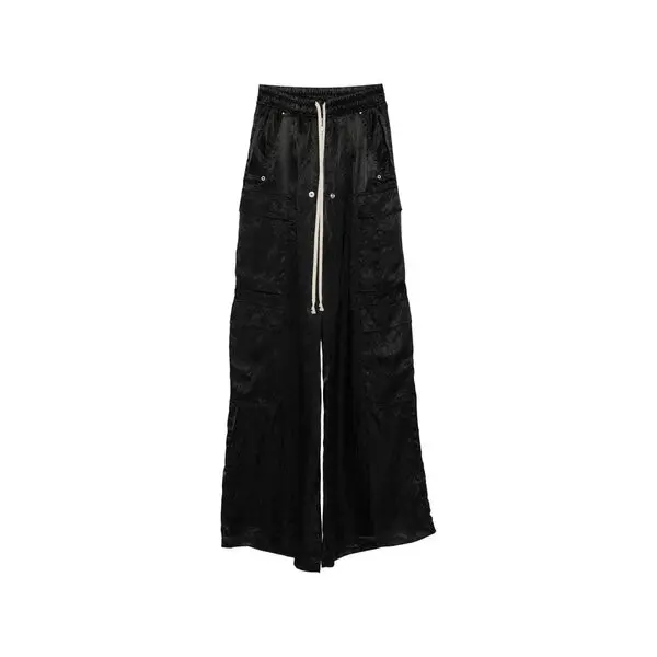 Rick Owens Straight Trousers - Black