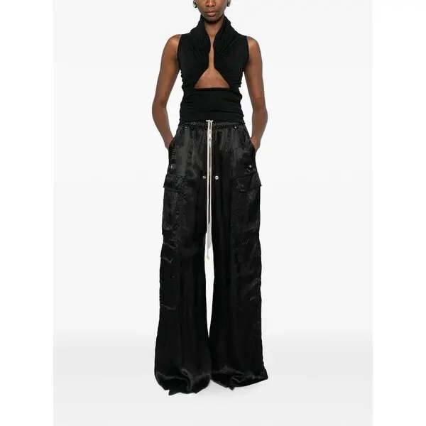 Rick Owens Straight Trousers - Black