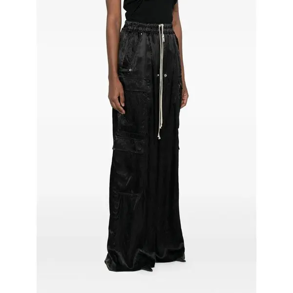 Rick Owens Straight Trousers - Black