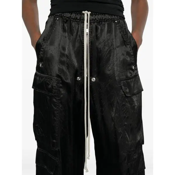 Rick Owens Straight Trousers - Black