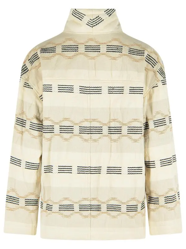 Isabel Marant Étoile Quayla' Beige Cotton Blend Jacket