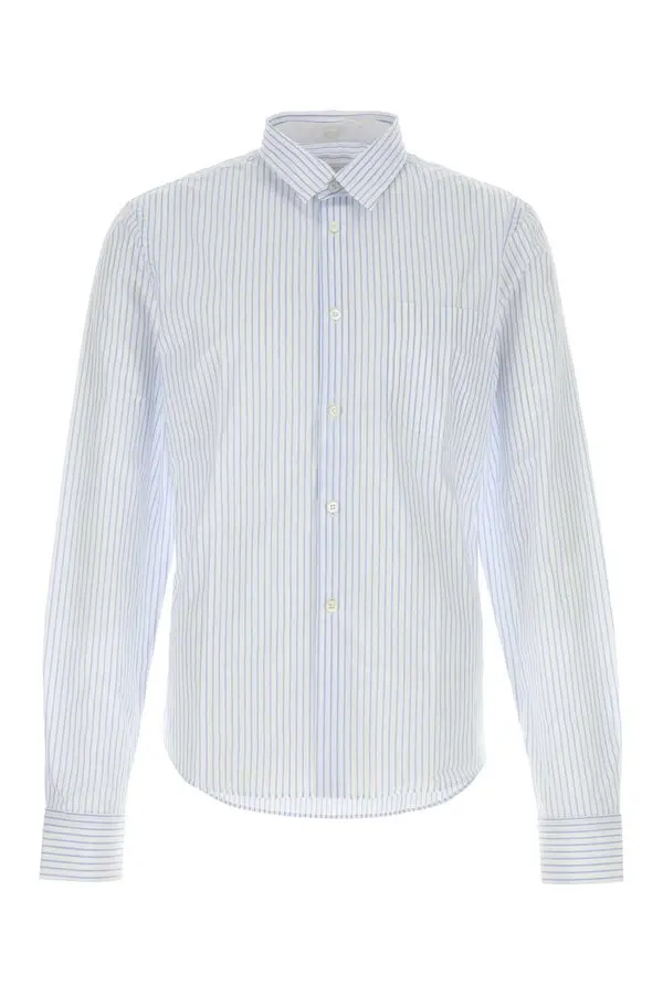 Prada Embroidered Poplin Shirt