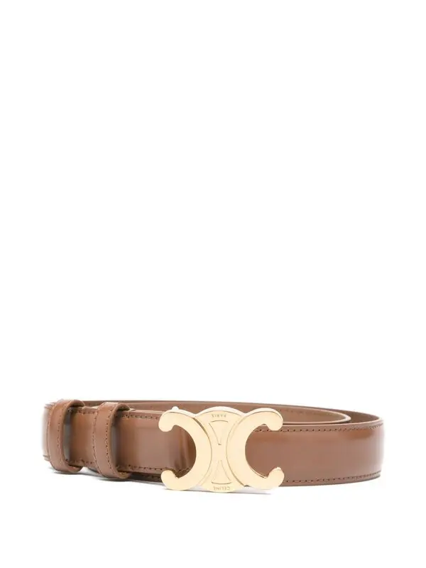 Celine Triomphe Leather Belt