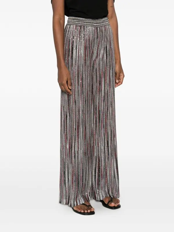 Missoni Striped Wide-leg Trousers - Multicolor