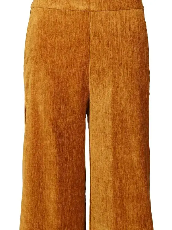FORTE_FORTE Velvet Trousers - Brown