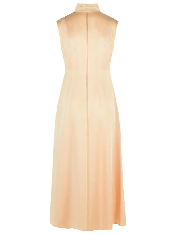 JIL SANDER Acetate And Peach Viscose Dress - Pink