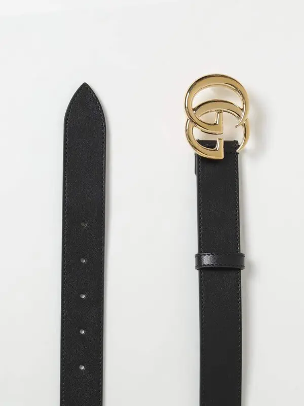 Gucci Logo Leather Belt