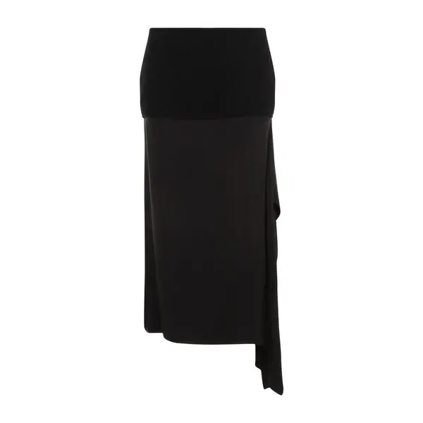 JIL SANDER Wool Midi Skirt