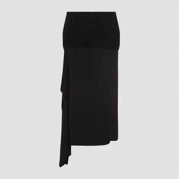 JIL SANDER Wool Midi Skirt