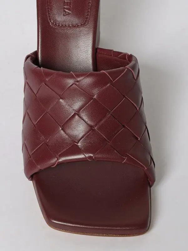 Bottega Veneta Parco Woven Leather Mules