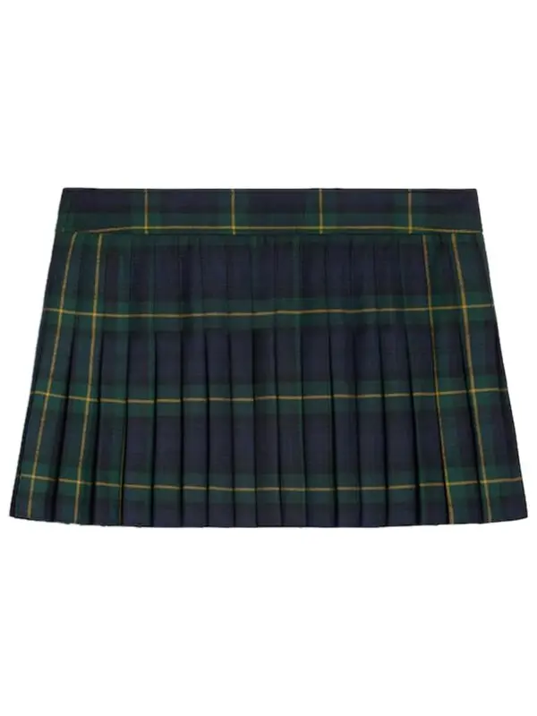 Celine Wool Mini Skirt - Multicolor