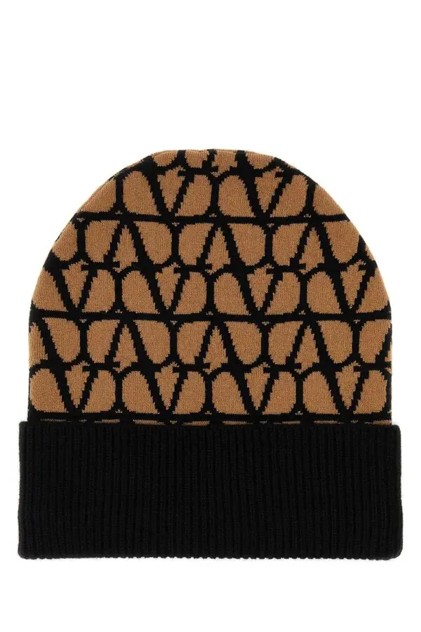 Valentino Garavani Printed Cashmere Beanie Hat - Multicolor
