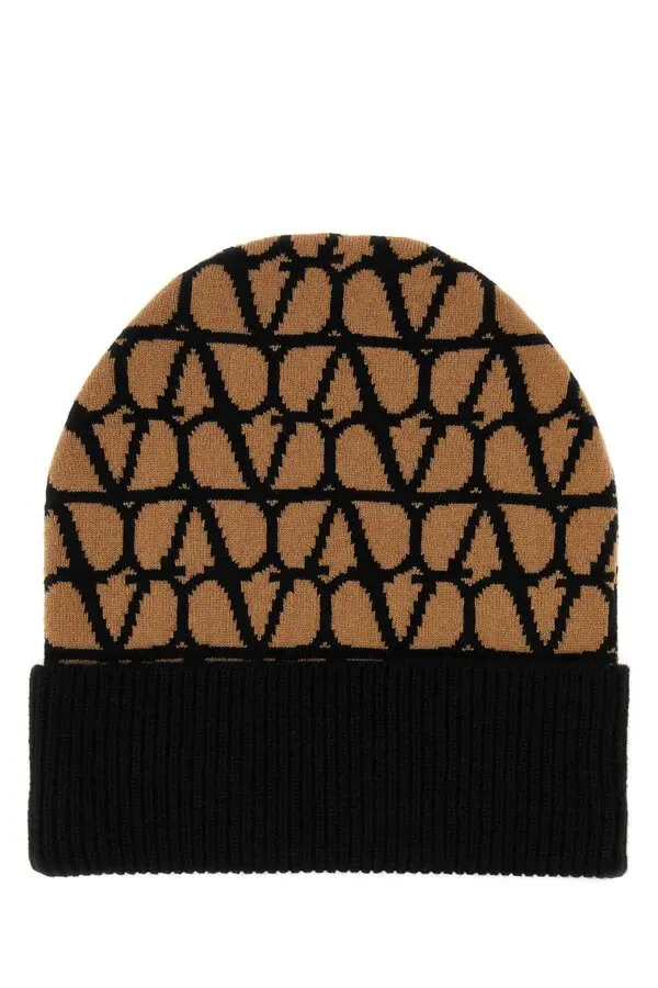 Valentino Garavani Printed Cashmere Beanie Hat - Multicolor